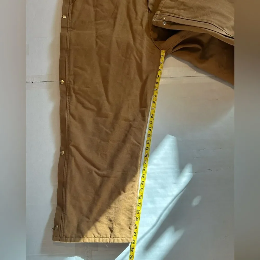 Carhartt | Other | Carharttmens 996qzs Browntan Duck Insulated Onepiece ...